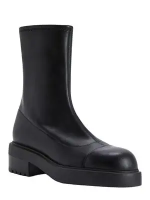 GIUSEPPE ZANOTTI Zip-detail Platform Boots - Black