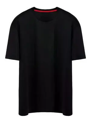 DOMAINE DES ARTISTES Short-sleeve Crew-neck T-shirt Black