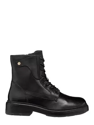 Geox Swelen Platform Boots - Black