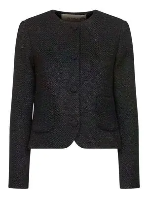 BLANCA VITA Glitter Tweed Jacket