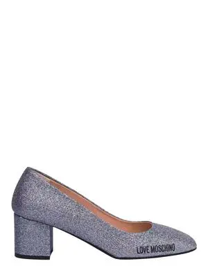 Moschino Glitter Pumps - Grey