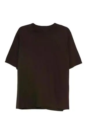 Rick Owens Short-sleeved Organic-cotton T-shirt - Brown