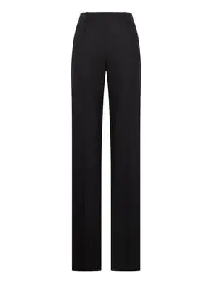 Saint Laurent Wool Trousers - Black
