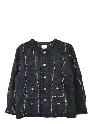 READYMADE Button-Embellished Tweed Jacket