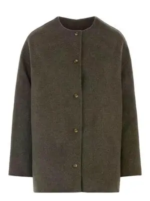 Loulou De Saison Button-fastening Wool Jacket - Neutrals