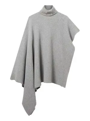 STELLA MCCARTNEY Ribbed Turtleneck Poncho