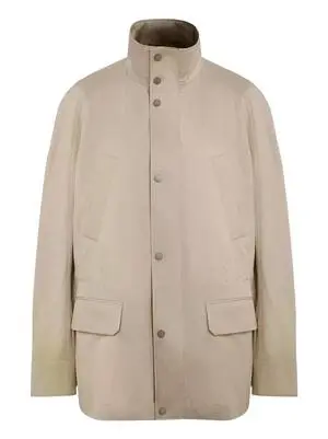 DOMAINE DES ARTISTES High-neck Jacket With Drawstring - Neutrals