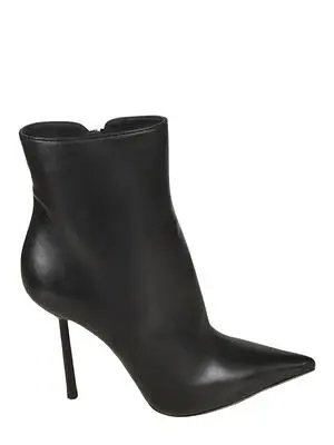 LE SILLA 120mm Pointed-toe Stiletto Ankle Boots - Black