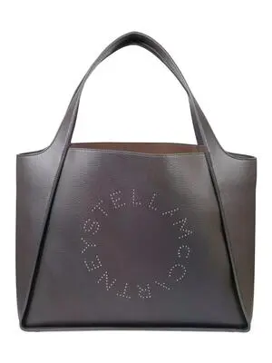 Stella McCartney Logo Cut-out Tote Bag - Grey