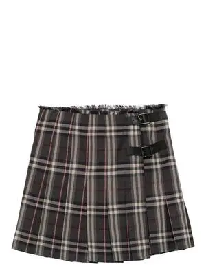 BURBERRY Mini Pleated Skirt