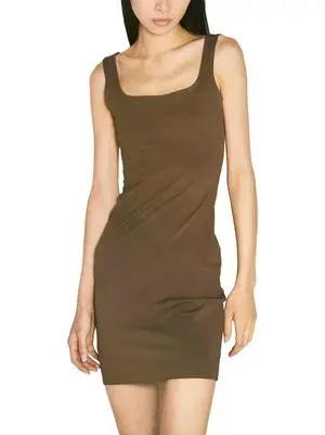 ENTIRE STUDIOS Fitted Mini Dress - Brown