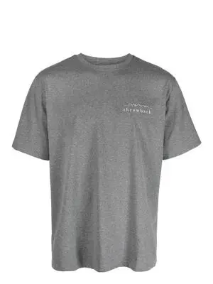 THROWBACK. Logo-print T-shirt - Grey