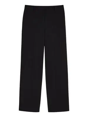 Jean Paul Gaultier Tailored Split-cuff Twill Trousers - Black