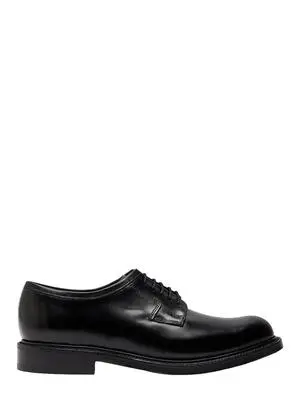 Grenson Camden Leather Derby Shoes - Black