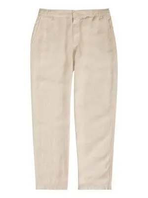 WAX LONDON Tapered-Leg Linen Trousers