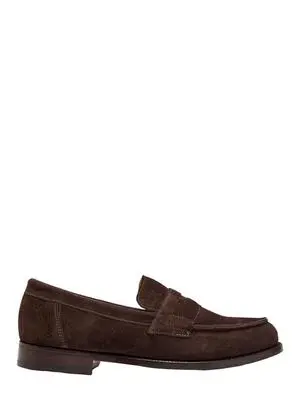 GRENSON Epsom Suede Loafers