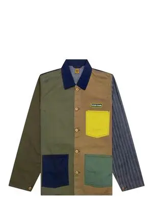 HUMAN MADE Patchwork Panelled Coverall Jacket - Green