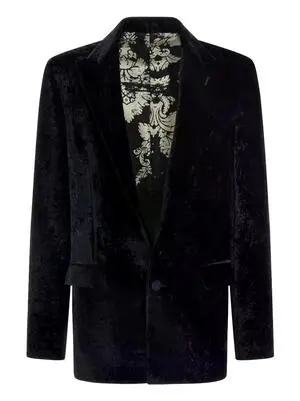 Roberto Cavalli Single-breasted Blazer - Black