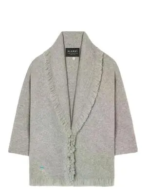 ALANUI Fringed Cashmere-blend Cardigan