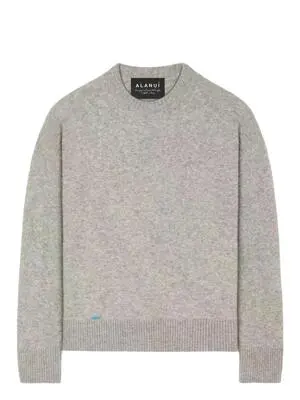 Alanui Crew-neck Knitted Sweater - Grey