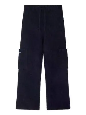 Alanui Patch-pocket Knitted Trousers - Blue