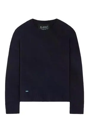 Alanui Crew-Neck Sweater Blue