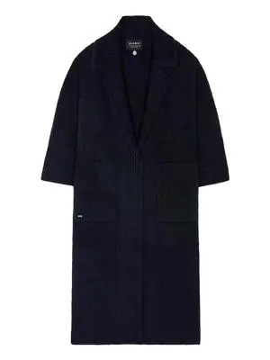 Alanui Finest Ribbed Coat - Blue