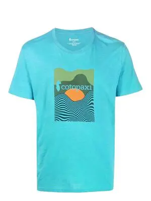 COTOPAXI Graphic-print Short-sleeve T-shirt - Blue