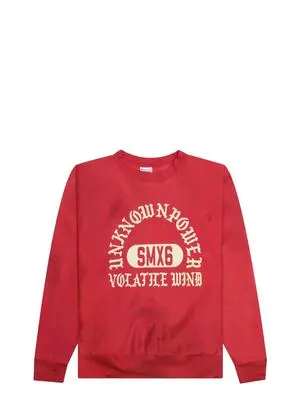 SAINT MXXXXXX Crewneck Sweatshirt - Red