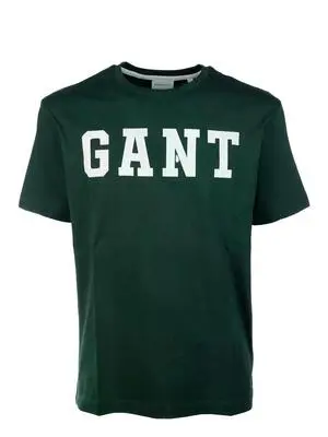 Gant Logo-print T-shirt - Green
