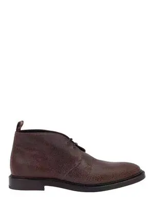 L'ECLAIREUR MADE BY Raparo Crack-effect Ankle Boots - Brown