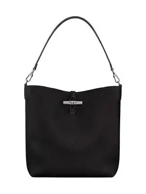 Longchamp Le Roseau Shoulder Bag - Black