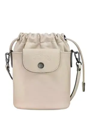 Longchamp Mini Le Pliage Xtra Bucket Bag - White
