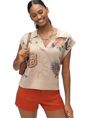 PILCRO Pilcro The Jensen Cashmere Muscle Tank Top Multi