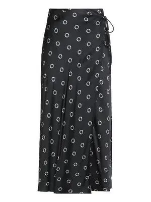 MSGM Maxi Wrap Skirt - Black