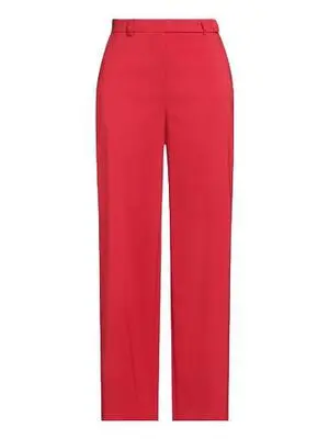 CRISTINAEFFE Wide-Leg Crepe Pants Red