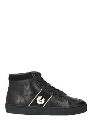 Belstaff High-top Leather Sneakers - Black