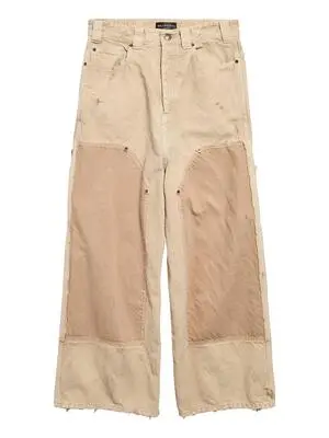 Balenciaga Wide-leg Trousers - Beige