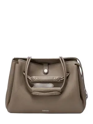 Loewe Grained Leather Madrid Shoulder Bag - Brown
