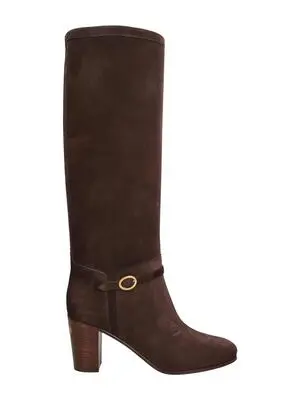 Valentino Garavani Suede Knee-high Boots 75 - Brown