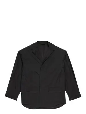 Balenciaga Oversized Cotton Blazer - Black