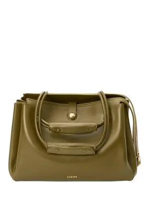 Loewe Large Leather Shoulder Bag - Green