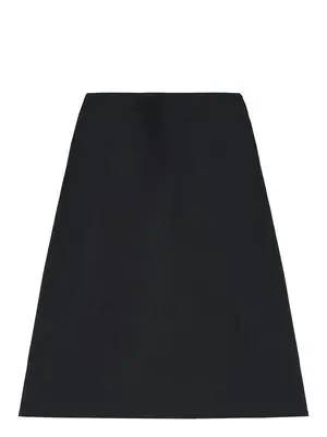 Alexander McQueen Duchess Midi Skirt - Black