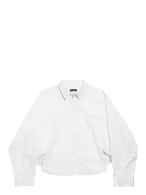 Balenciaga Cotton Semi-fitted Shirt - White