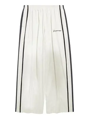 Balenciaga Logo Loop Sports Icon Track Pants - White