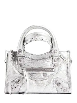 Balenciaga Le City Nano Top-handle Bag - Silver