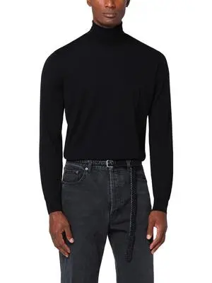 DRUMOHR Wool Turtleneck Sweater - Black