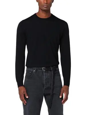 DRUMOHR Wool Crew Neck Sweater - Black