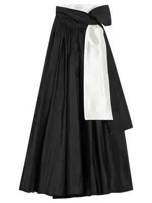 Max Mara Sleeveless Taffeta Dress - Black