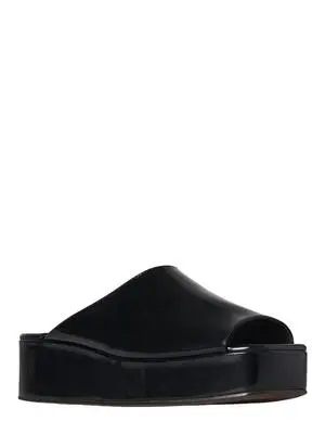 THE ROW Emi Flatform Sandals - Black